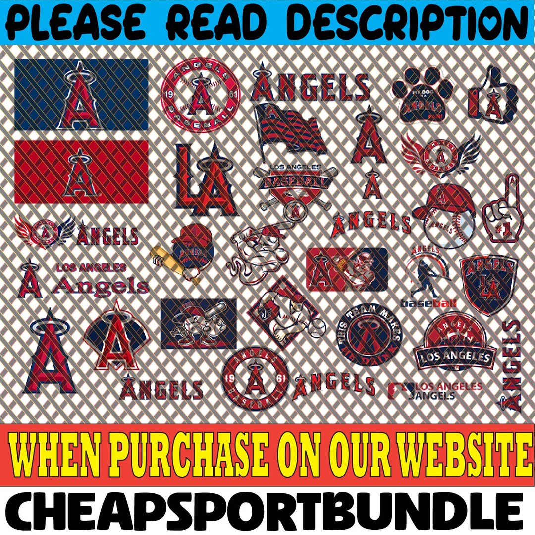 Los Angeles-angels Baseball Team SVG los Angeles-angels Svg - Etsy