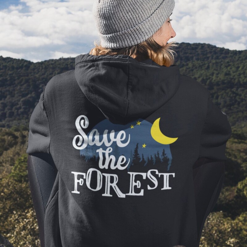 Save the Forest Hoodie - Etsy UK