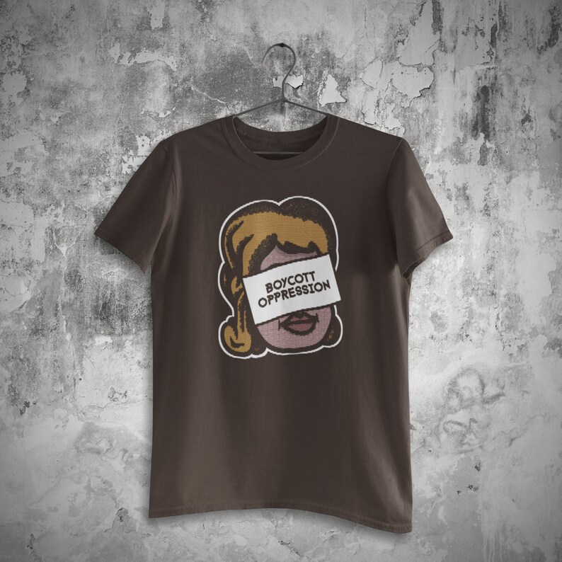 Boycott Oppression Activist Shirt, Anti Capitalist Clothing, Punk ...