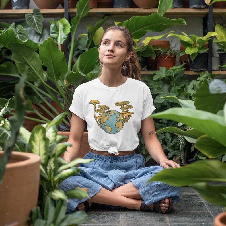 Fairycore Mushroom Shirt, Dreamcore Clothing, Fairy T Shirt, Mushroom ...