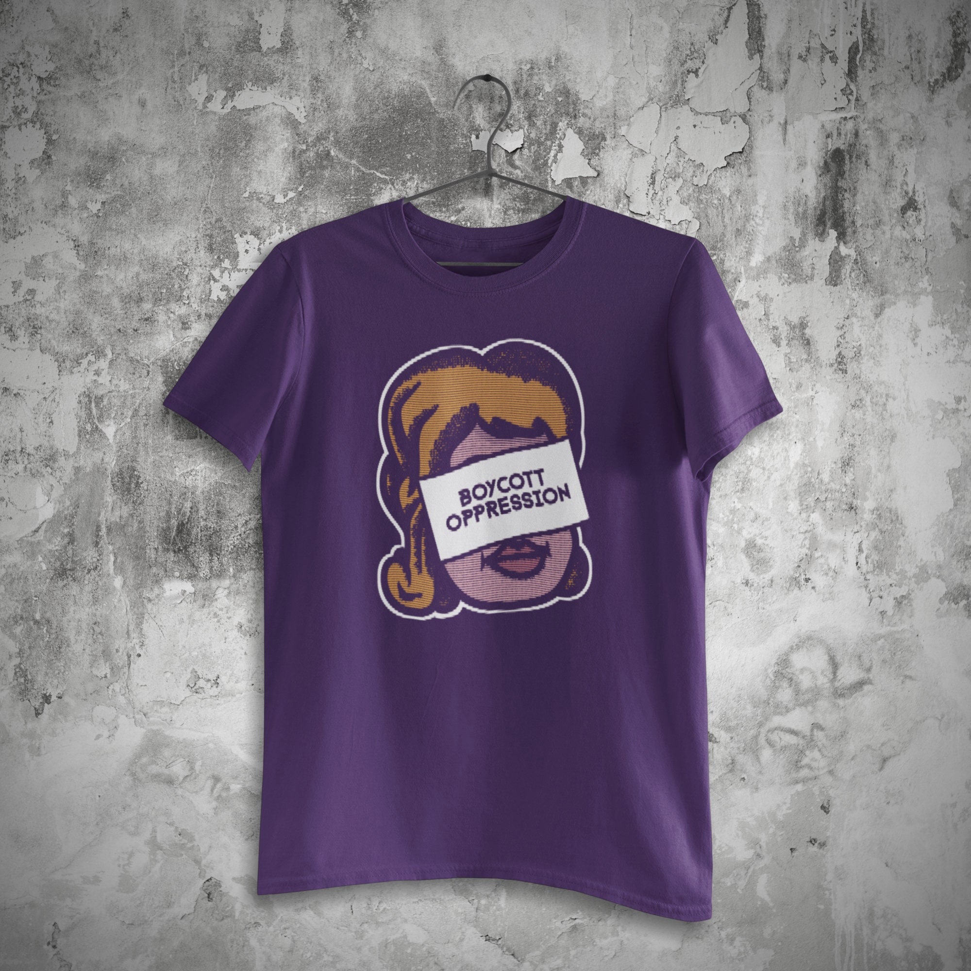 Boycott Oppression Activist Shirt, Anti Capitalist Clothing, Punk ...