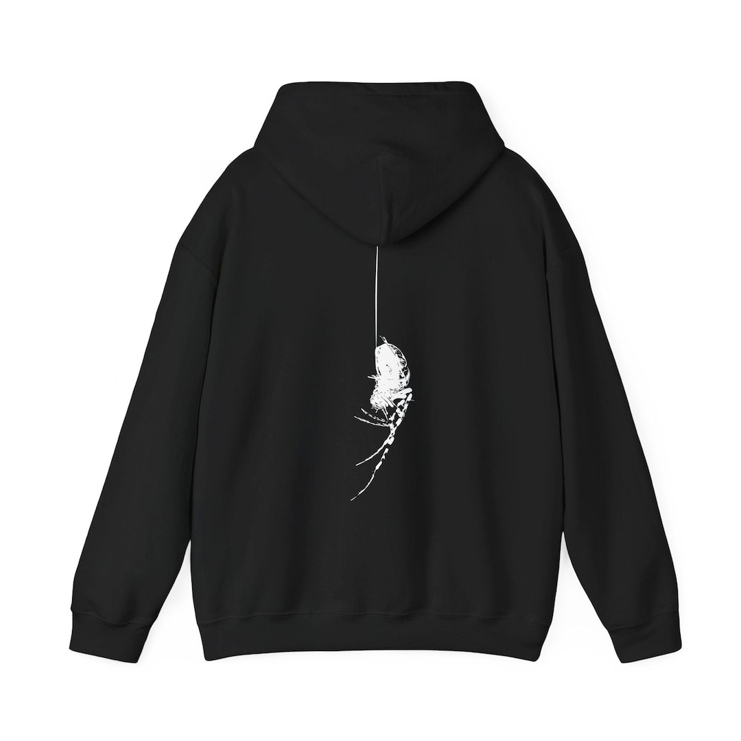 Creepy Tarantula Hoodie, Gothic Spider Sweater, Witchcore Clothing ...