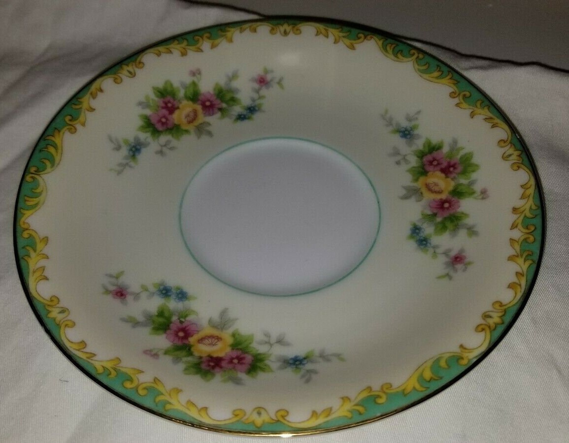 Noritake China Service for 12 Pattern N472 1921, Green/yellow Floral - Etsy