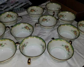 Noritake Green Floral - Etsy