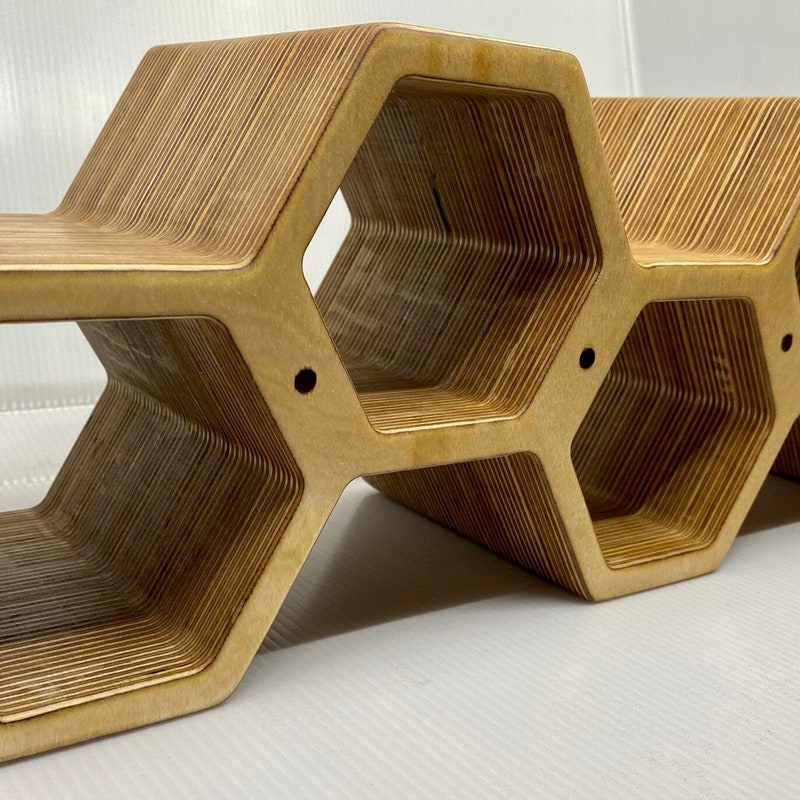 Hexagon Wine Rack - Etsy