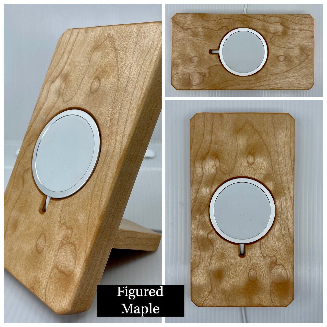 Iphone/max/pro/promax Magsafe Hardwood Night Stand - Etsy