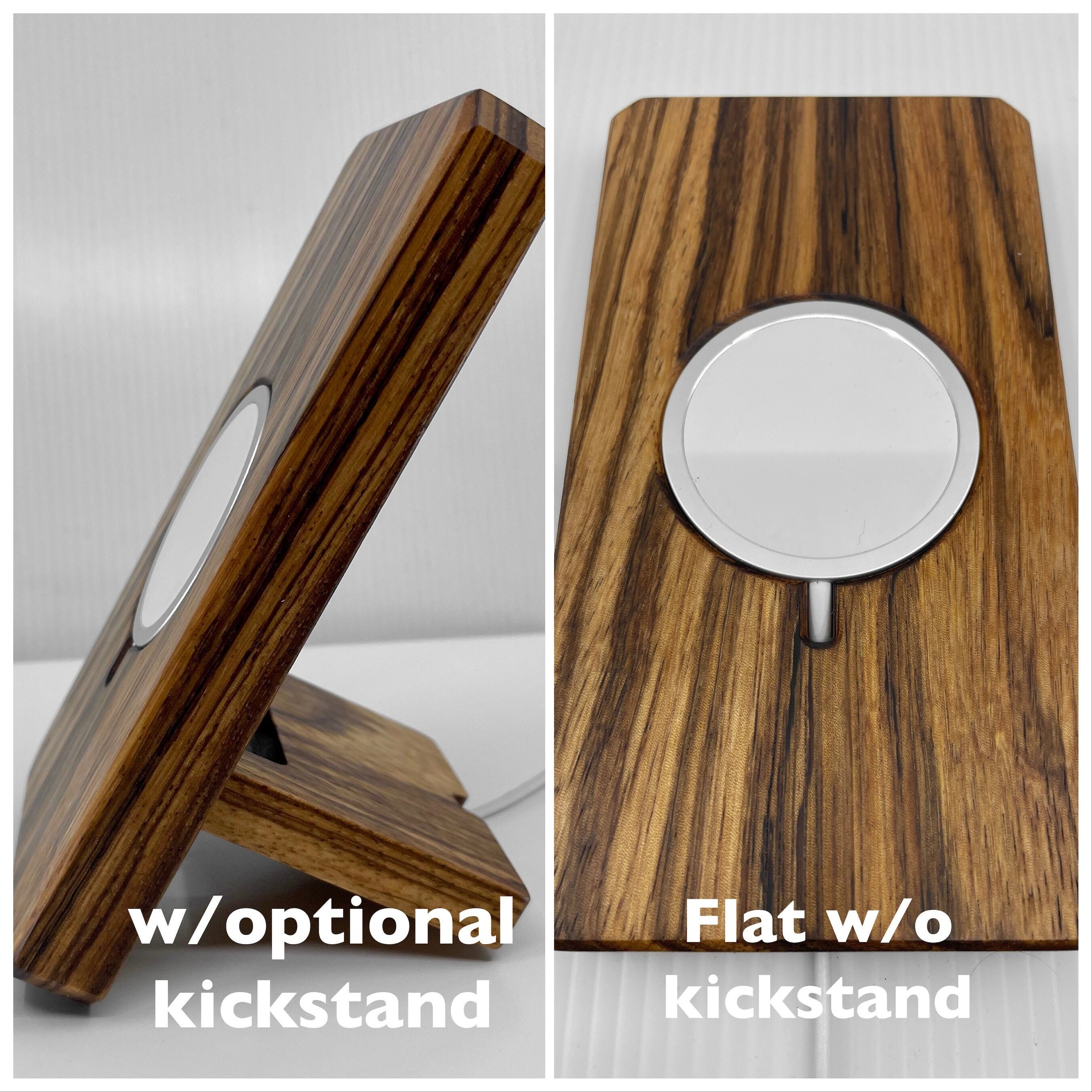 Iphone/max/pro/promax Magsafe Hardwood Night Stand - Etsy