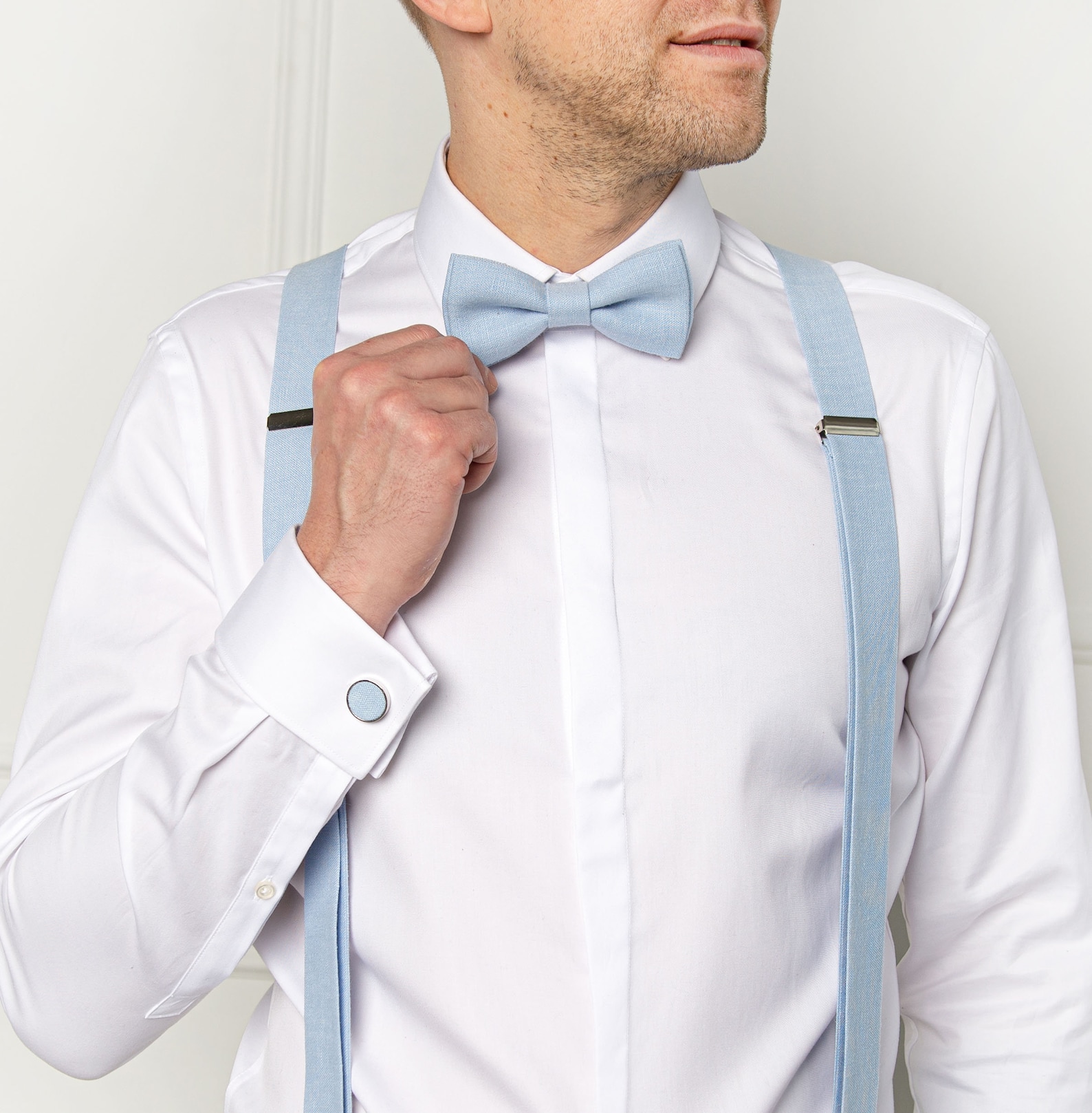 Sky Blue Bow Tie / Ice Blue Wedding Bowtie / Sky Blue - Etsy