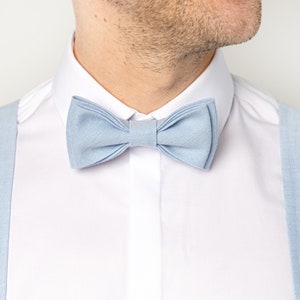 ICE BLUE Bow Tie / Ice Blue Tie / Ice Blue Wedding Ties / Bow Tie and ...