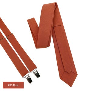 Orange Colours Wedding Ties: Burnt Orange Tie, Dark Orange Necktie ...