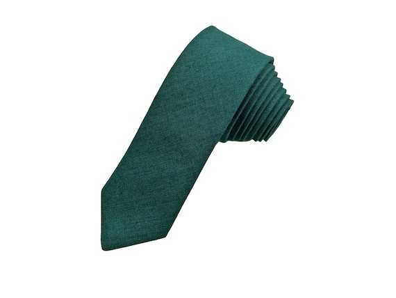 Emerald Green Regular Tie / Emerald Green Tie / Wedding Tie / | Etsy