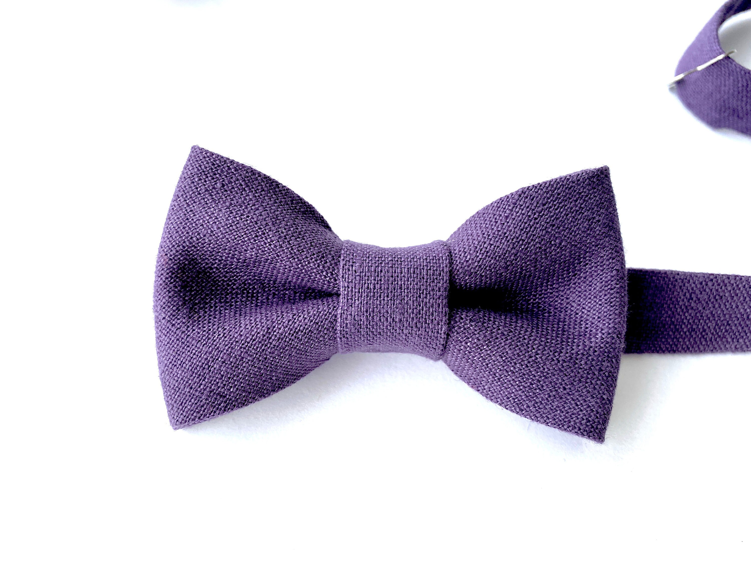 Purple Toddler Bow Tie / Purple Child Suspenders / Purple Kid | Etsy