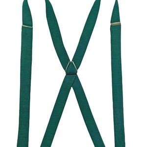 Emerald Green Regular Tie / Emerald Green Tie / Wedding Tie / Linen ...