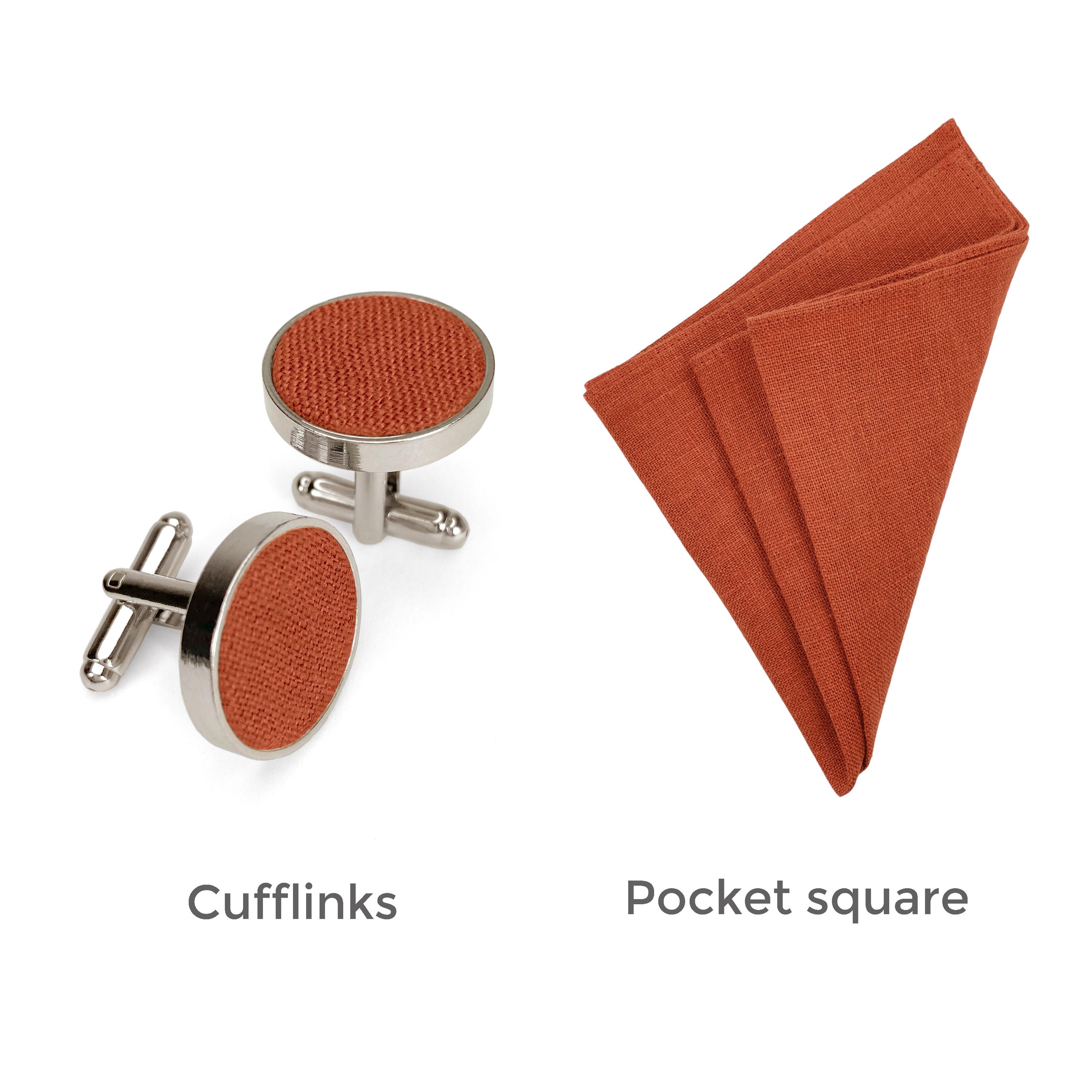 Rust Regular Slim Skinny Tie / Rust Wedding Neck Tie / Rust Color Mens ...