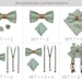 Dusty Blue Accessories With Leather: Dusty Blue Bow Tie With Leather ...