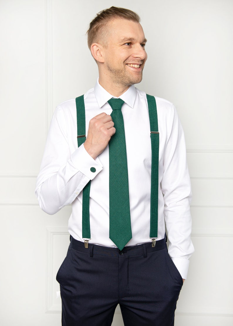 Emerald Green Regular Tie / Emerald Green Tie / Wedding Tie / - Etsy