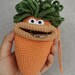 PATTERN: Crochet Carrot Keychain Pattern,amigurumi Carrot Key Holder ...