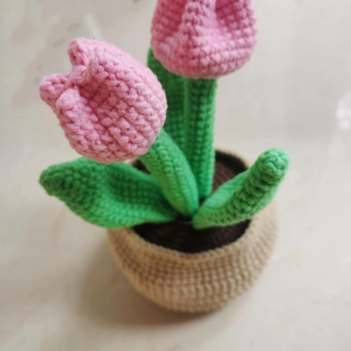 Crochet Tulip PATTERN Tulips Flower Plantscrochet Flowers - Etsy