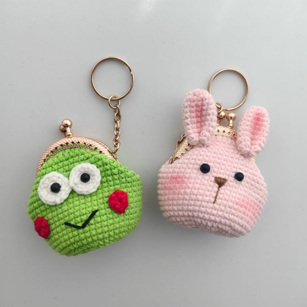 PATTERN: Crochet Animal Coin Purse PATTERN, Amigurumi Animal Bag ...