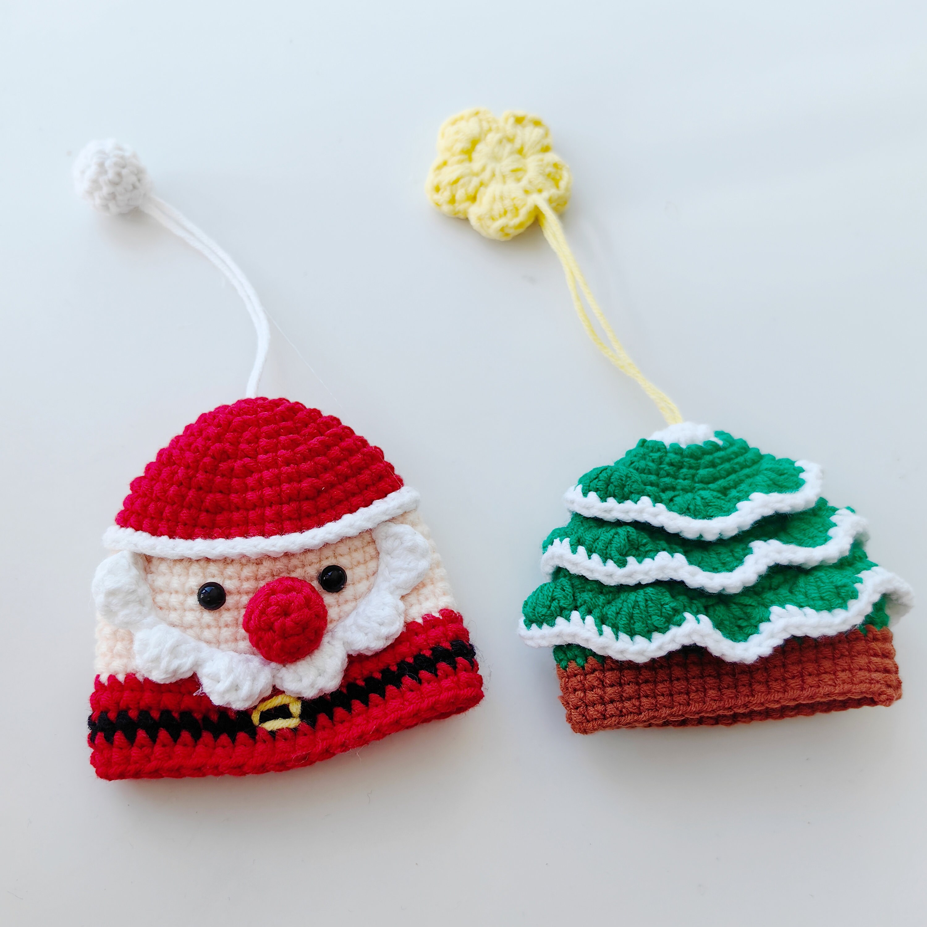 PATTERN: Crochet Christmas Key Cover PATTERN, Amigurumi Santa Key Bag ...
