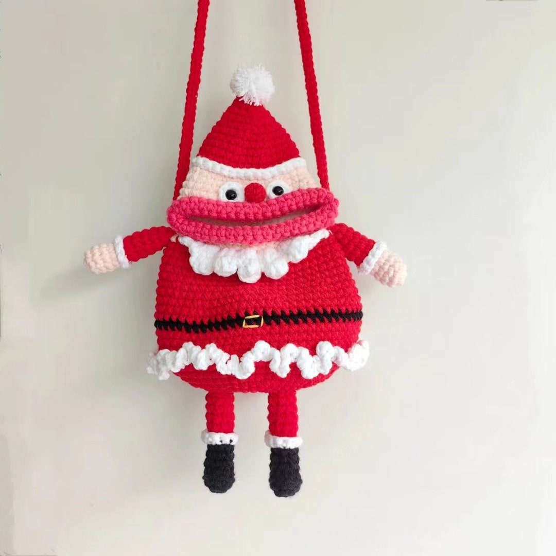 PATTERN: Crochet Santa Bag, Amigurumi Santa Claus PATTERN - Etsy