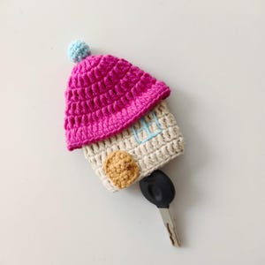 PATTERN: Crochet Cute Key Cover PATTERN, Amigurumi Keychain PATTERN - Etsy