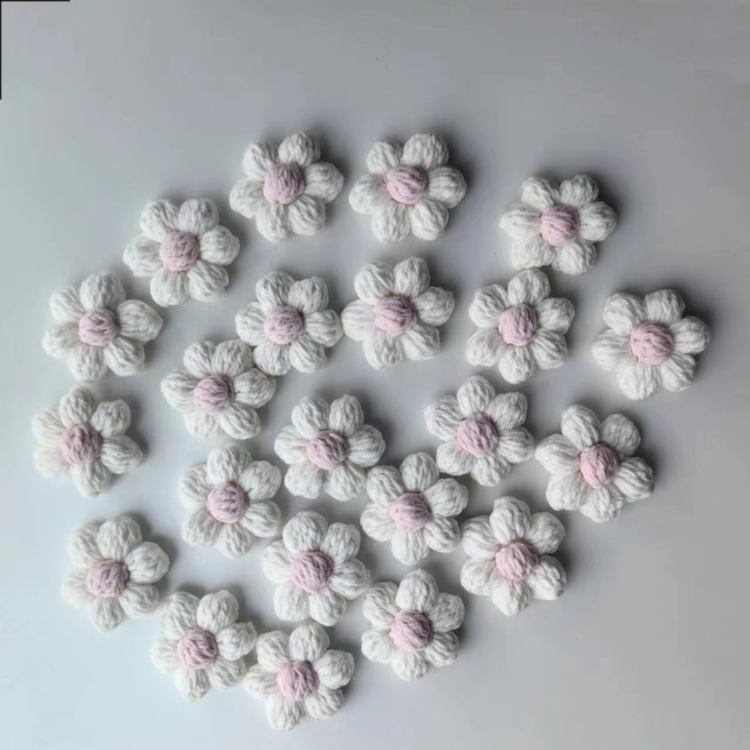 Crochet Puff Flowers, Amigurumi Puff Flowers Decor, Handmade Flowers - Etsy