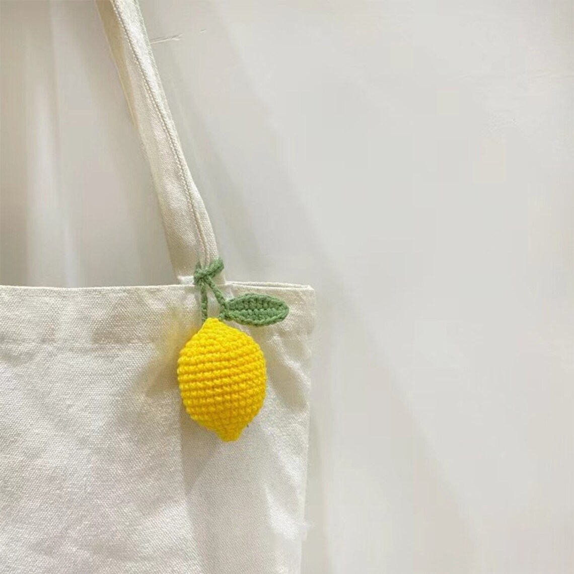 Crochet Lemon Plush Lemon Accessories Lemon Keychainlemon - Etsy