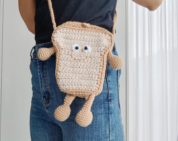 Toastie Bread Bag Crochet Pattern - Etsy Canada