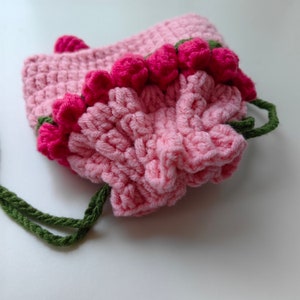PATTERN: Crochet Tulip Bag,amigurumi Drawstring Purse Pattern,handmade ...