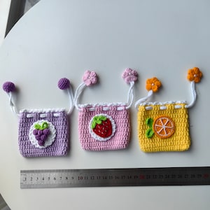 Pattern:crochet Drawstring Pouch,amigurumi Airpods Bag PATTERN ...