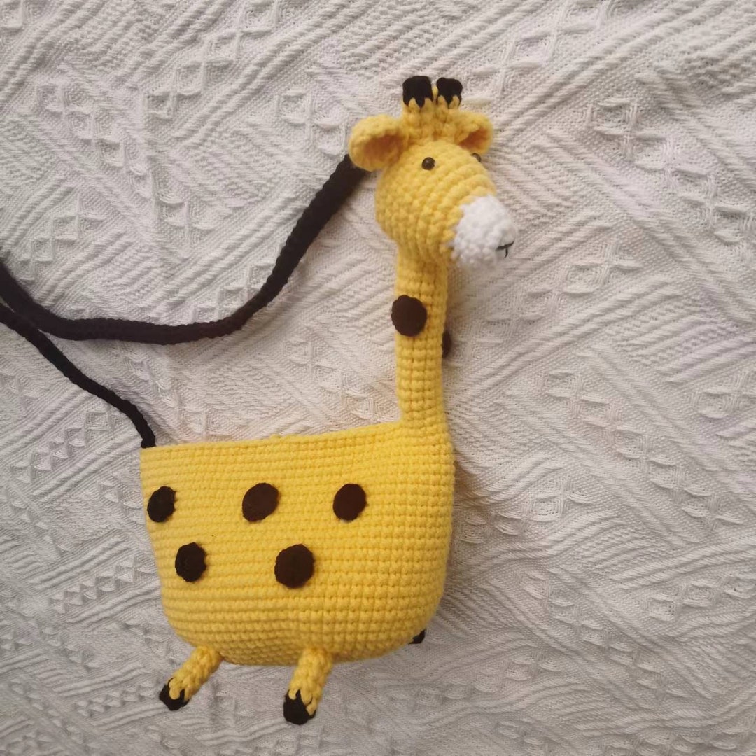 Crochet Giraffe PATTERN, Amigurumi Bag Giraffe, Handmade Bag Animal ...