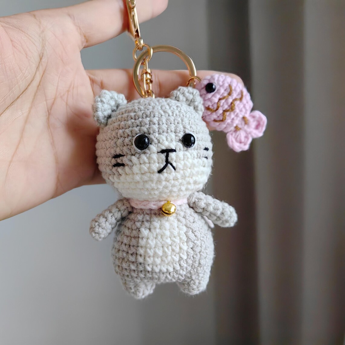 PATTERN: Crochet Cat and Fish PATTERN, Amigurumi Cat PATTERN - Etsy