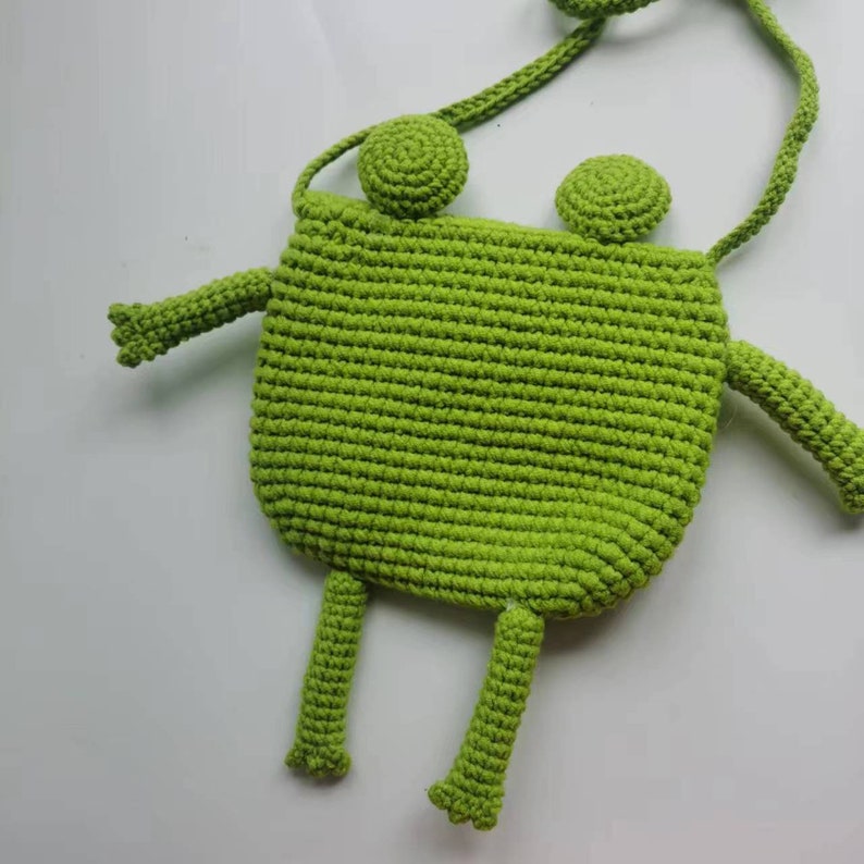 PATTERN Crochet Frog Bag Amigurumi Frog Purseknitted Animal - Etsy