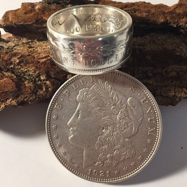 Silver Coin Ring - Etsy