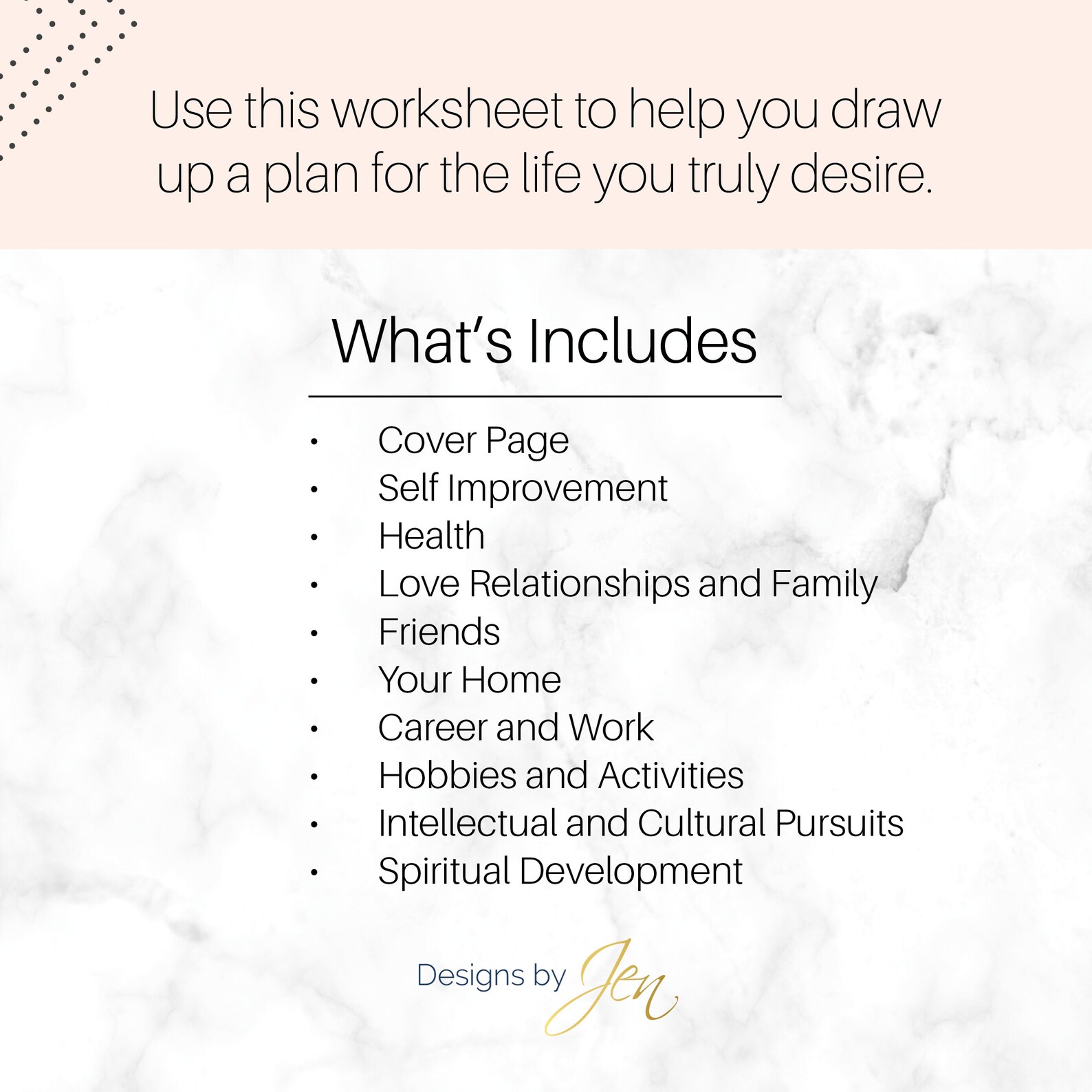 Designing Your Life Plan Workbook - Personal Development - Instant ...
