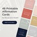 Printable Affirmation Cards for Money and Wealth 48 Daily Positive ...