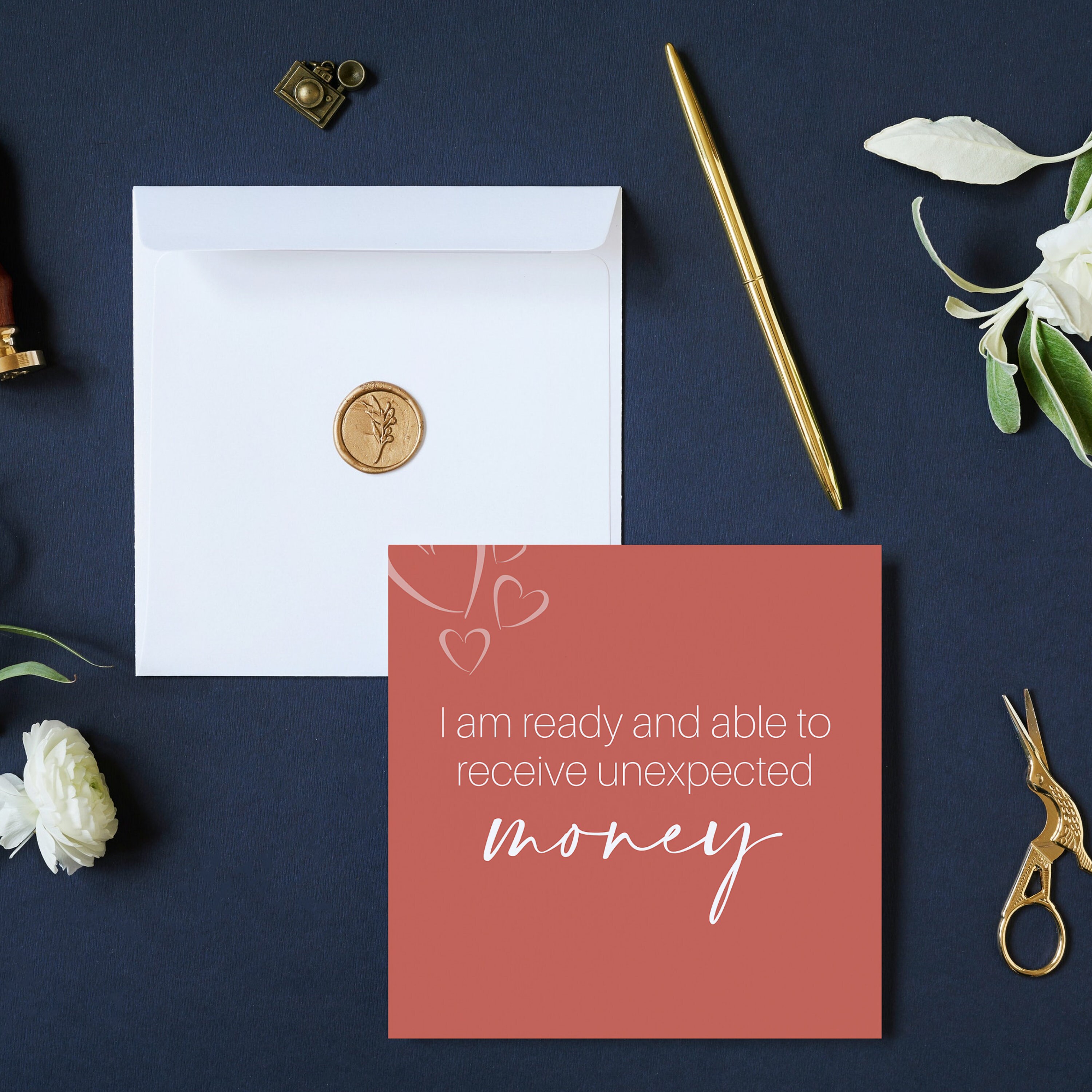 Printable Affirmation Cards for Money and Wealth 48 Daily Positive ...