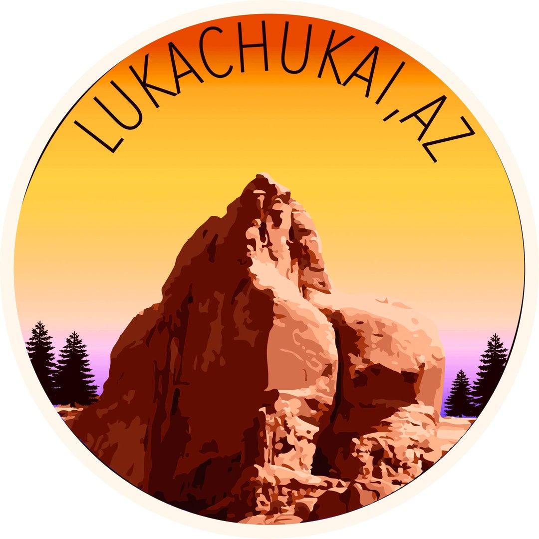 Lukachukai Sticker, Navajo Nation-native Sticker-native American ...