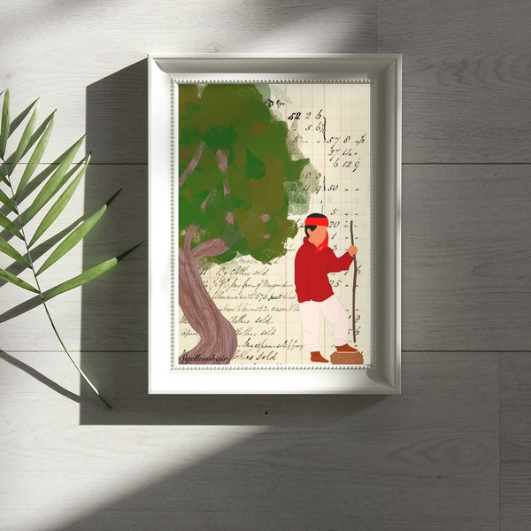 Native American Art Indigenous Ledger - Etsy