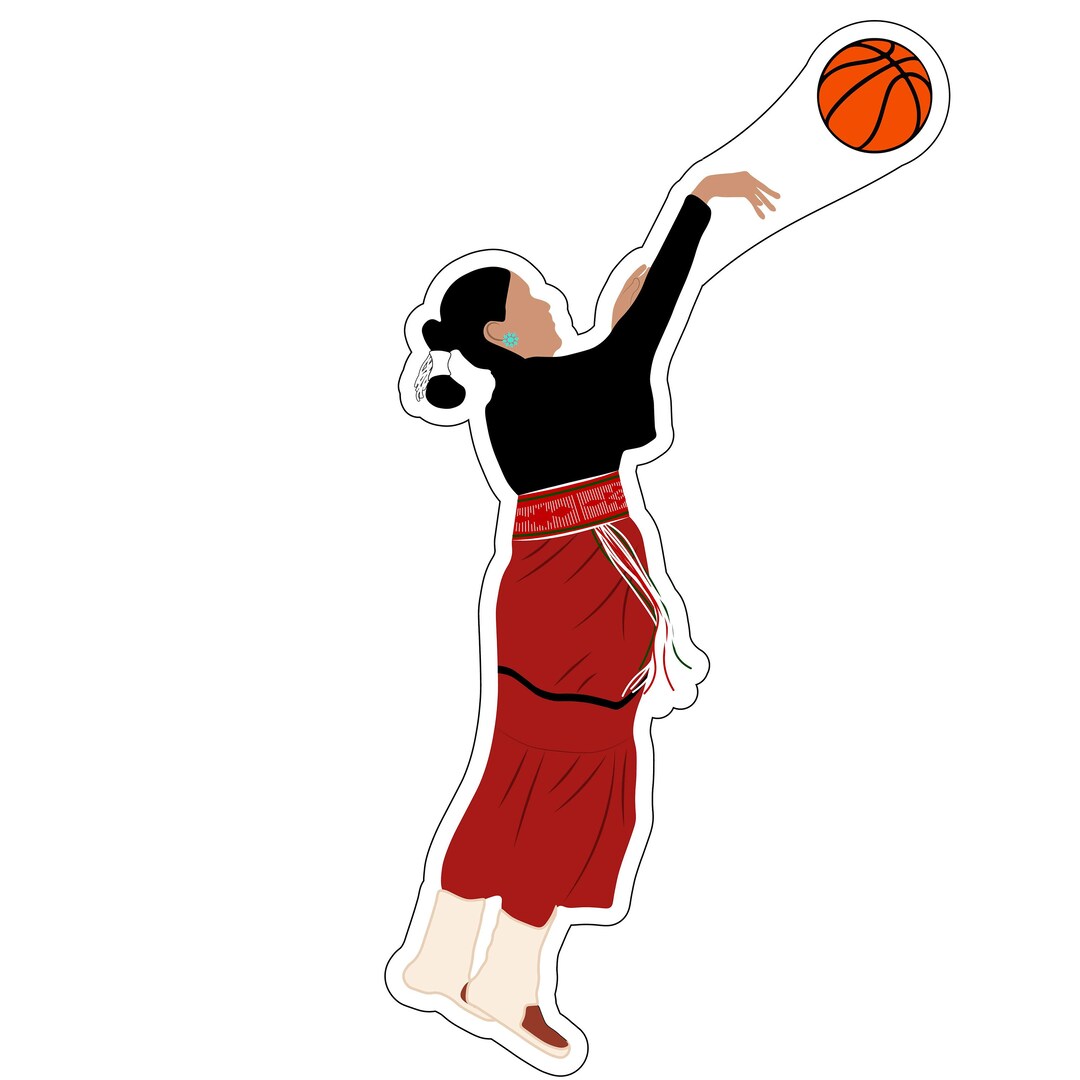 Rez Baller 2-native Sticker-native American-indigenous. - Etsy
