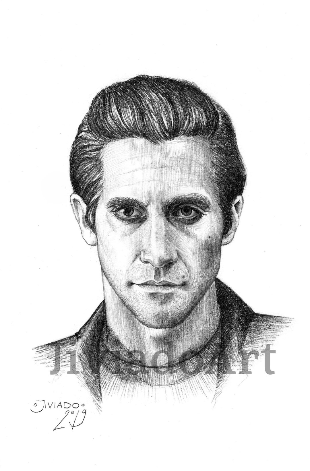 ORIGINAL PORTRAIT Jake - Limited Edition Pencil Hand Drawing Fine Art ...