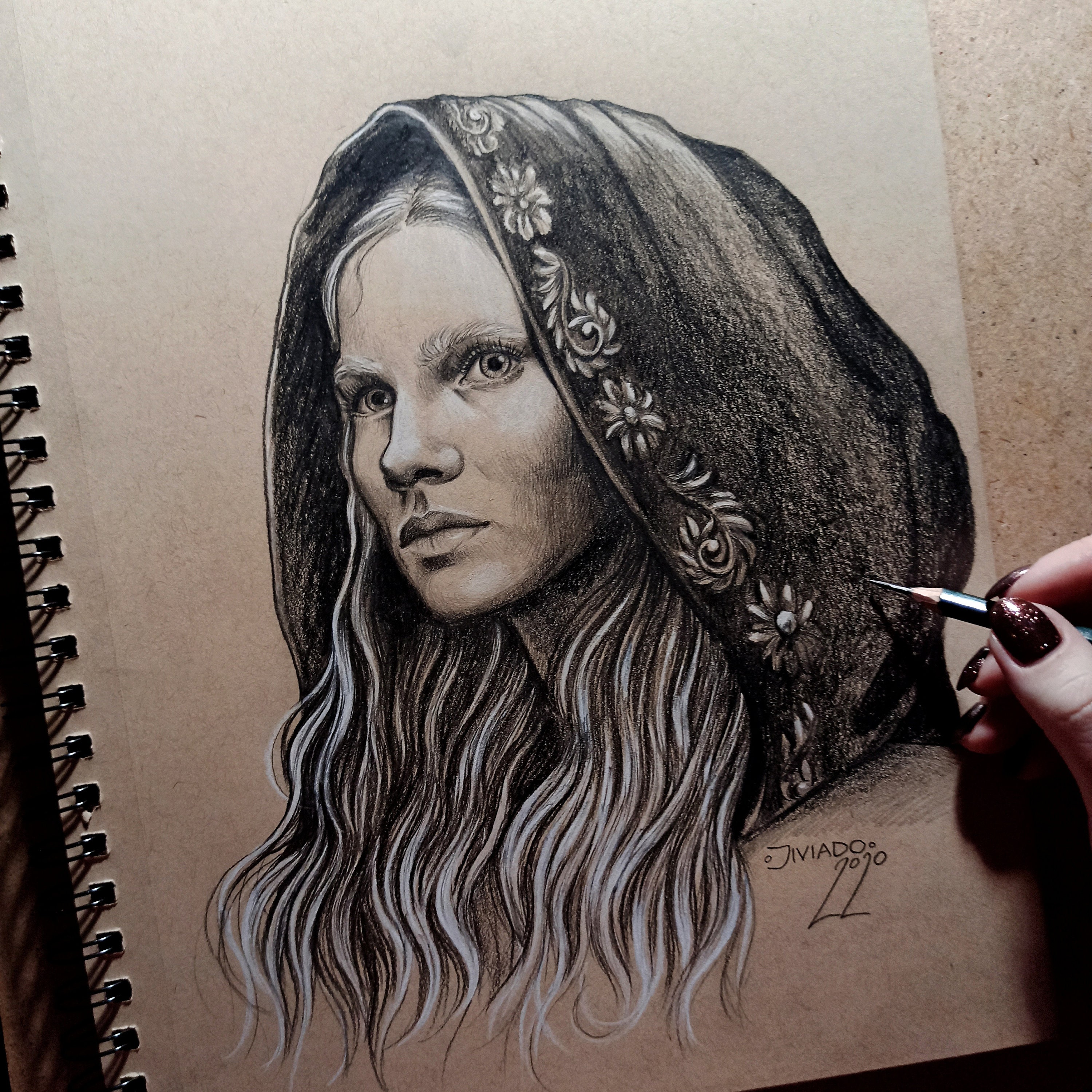 POSTER Ciri Portrait Pencil Realistic Hand Drawing Fine Art - Etsy UK