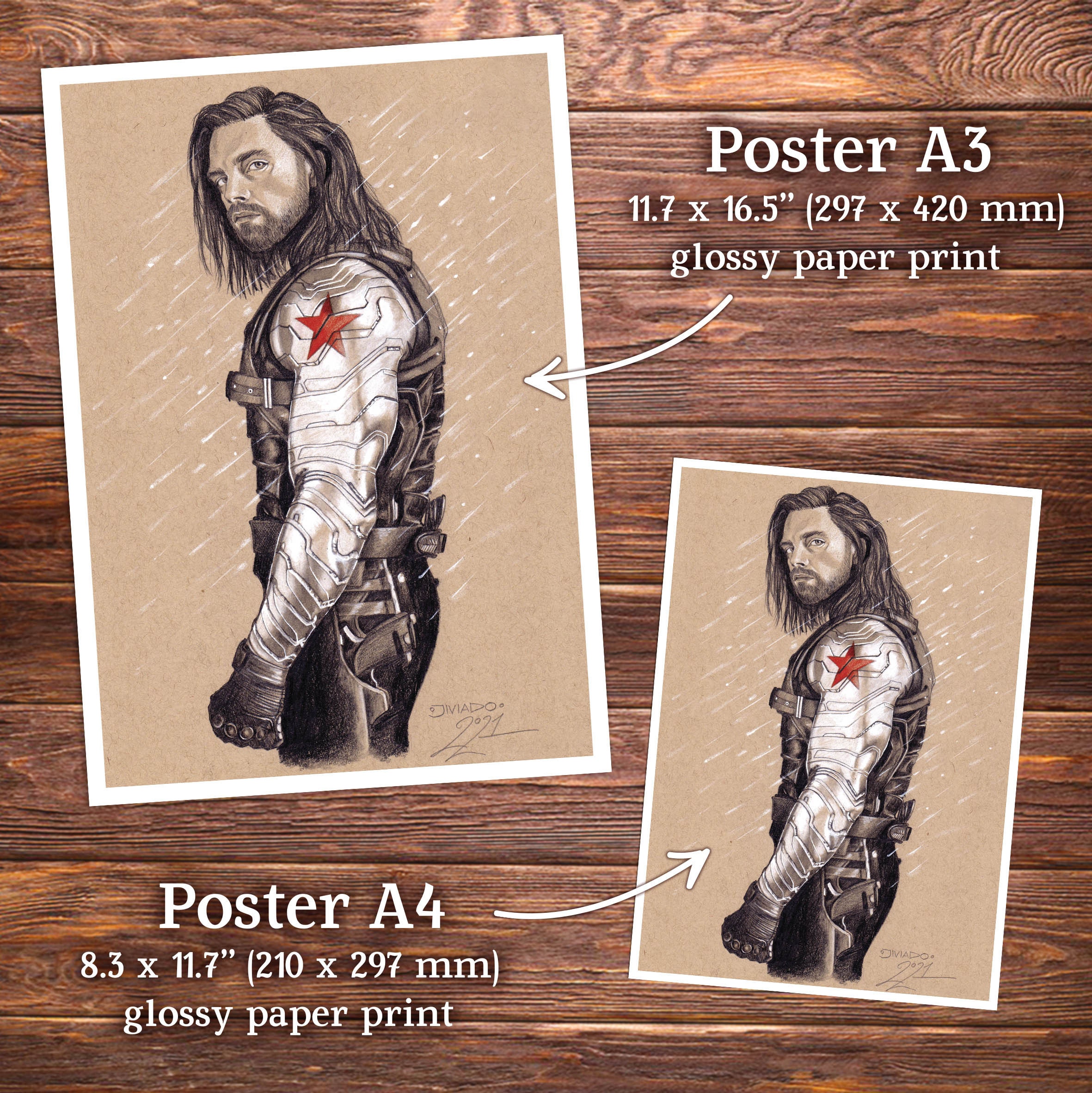 POSTER Bucky Portrait Pencil Realistic Hand Drawing Fine Art - Etsy ...
