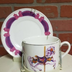Teleflora Carousel Cup and Saucer - Etsy