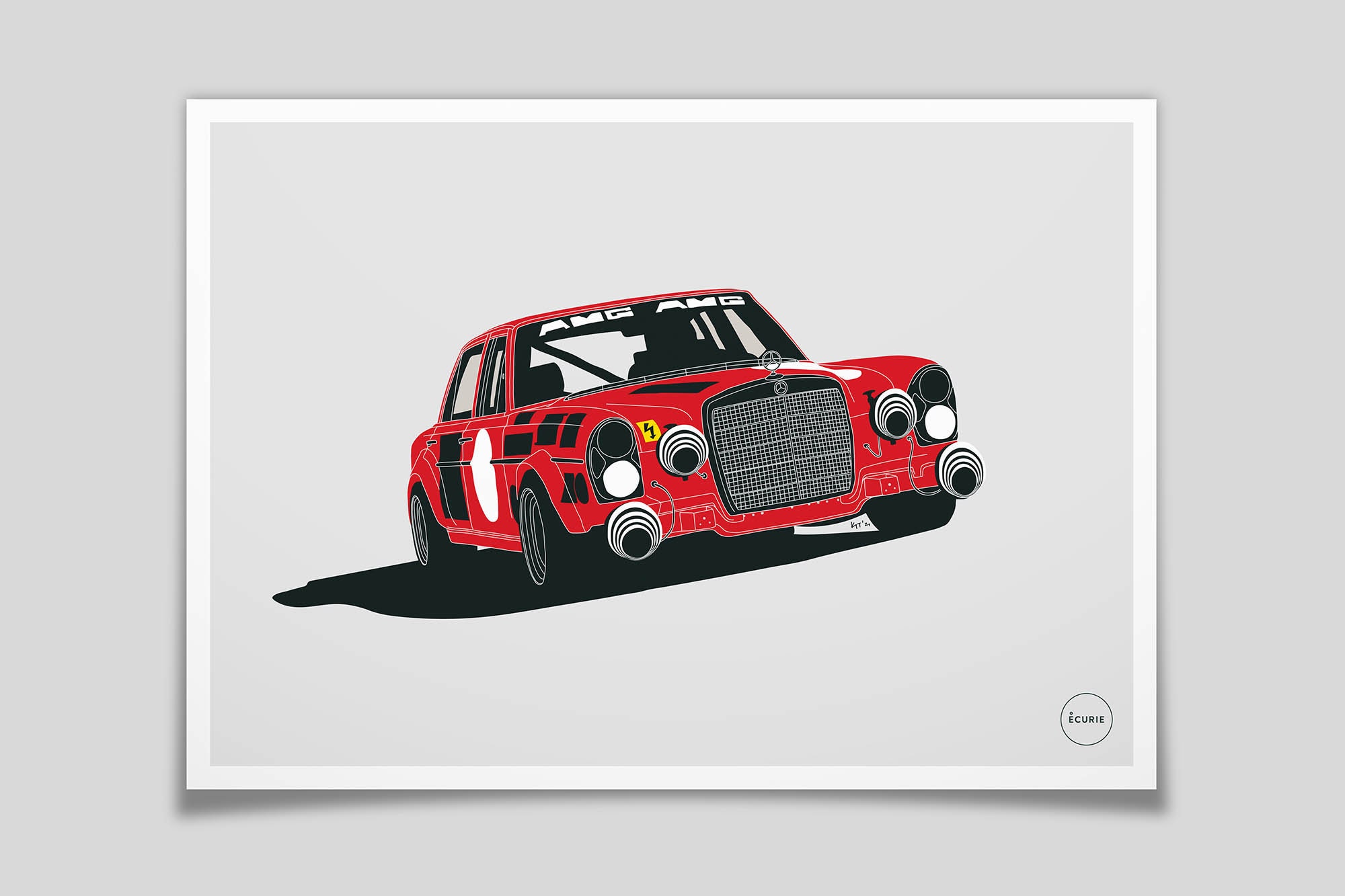 Mercedes-benz 300 SEL ‘red Pig’ - Etsy
