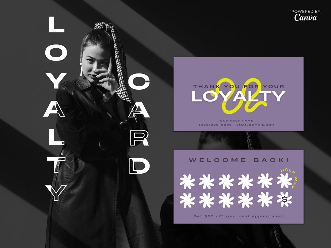 Urban Loyalty Card Template Plus SVG Highlight Covers - Etsy