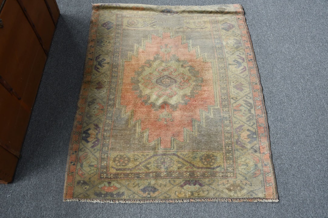 Red Persian Rugs Turkish Rug Office Bedroom Rug Vintage - Etsy