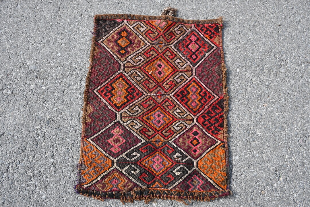 Small Kilim, Turkish Kilim, 1.5x2 Ft, Vintage Kilim, Oushak Kilim ...