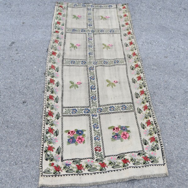 Black and White Kilim Rug - Etsy